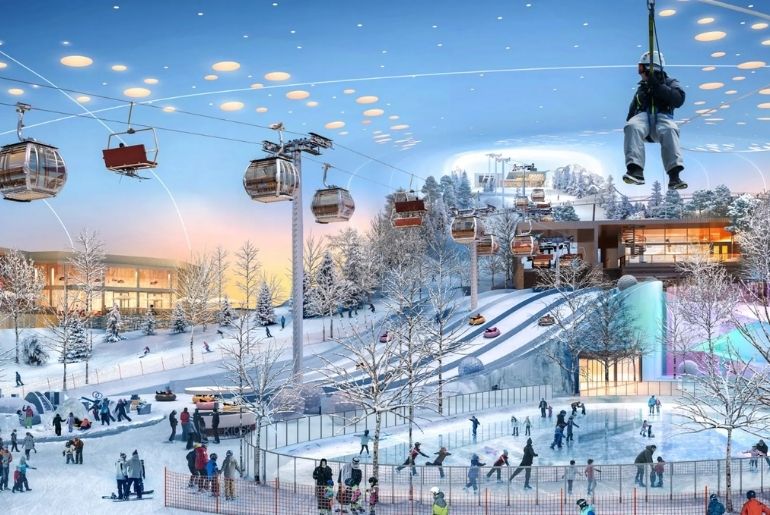 The Return of the Mall of Saudi Snow Slope