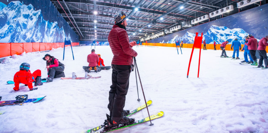 Courchevel Experience Temporary Snow Slope Returns to Riyadh